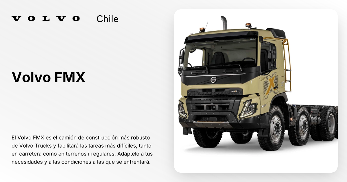 Volvo FMX | Volvo Chile